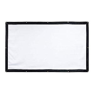 IGREAT 200 inch Portable Outdoor Projector Screen, 16:9 Folding HD Big Size Movie Screen for Home Theater Office Presentation