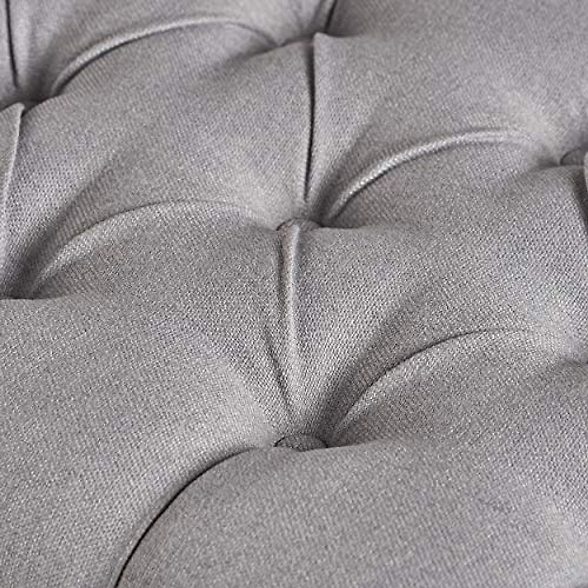 Christopher Knight Home Scarlett Fabric Ottoman Bench, Light Grey 17.25”D x 41.00”W x 16.75”H