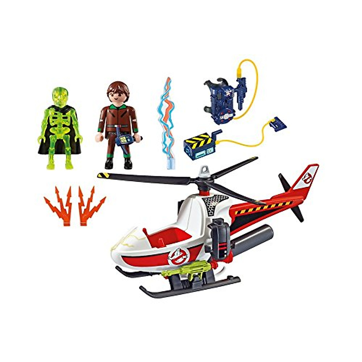 PLAYMOBIL Venkman with Helicopter Building Set