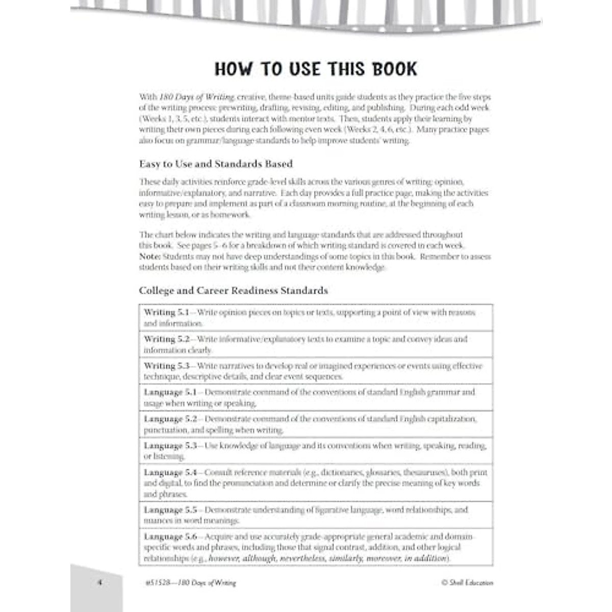 180 Days of Writing for Fifth Grade - An Easy-to-Use Fifth Grade Writing Workbook to Practice and Improve Writing Skills (180 Days of Practice)