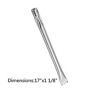 Votenli S9328A (8-Pack) S1025A (8-Pack) 17 1/8" Stainless Steel Heat Plates and Burners Replacement for Bakers and Chefs Grill Parts GR2039201-BC-00, GD430, ST1017-012939