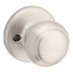 Kwikset 92001-572 Cove Passage Hall/Closet Knob In Satin Nickel