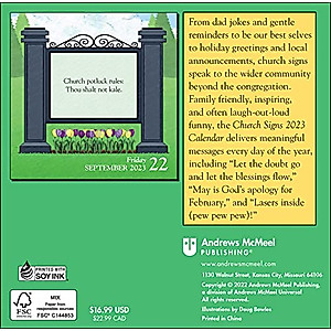 Church Signs 2023 Day-to-Day Calendar: Little Sayings to Help You on Your Way