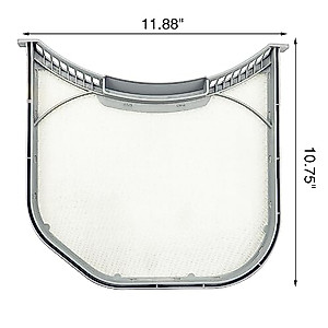 ADQ56656401 Dryer Lint Filter Upgraded Mesh Screen for LG ADQ566564 and Ken-more Elite Dryer Lint Screen Replacement with Clothes Dryer Lint Vent Trap Cleaner Brush Part