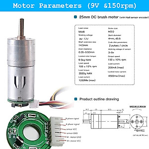 YCKJ Professional Smart Tank Car Chassis with High Torque DC Motors, TP200 Remote Control Metal Robotic Platform Robot Accessories Kit for Arduino Uno, Raspberry Pie, STM32, DIY STEAM Education