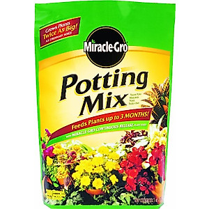 Miracle Gro 75678300 8 Qt Potting Mix 0.21-0.11-0.16