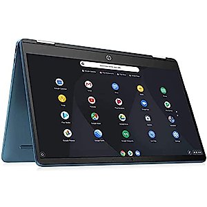 HP X360 Chromebook,14inch 2-in-1 Convertible Touchscreen, Intel Celeron N4020 Processor Up to 2.80GHz (4GB Ram 64GB SSD, Webcam, Chrome OS) (Renewed)