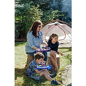 The Original Party Pal, All-In-One Food Tray, Ocean Blue