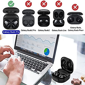 Wired Charging Case Compatible with Samsung Galaxy Buds Pro Only, Replacement Charger Case Dock Station for Galaxy Buds Pro Bluetooth Earbuds (Black)