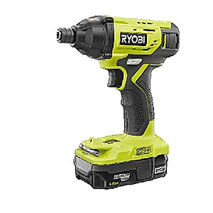 Ryobi P1818 18-Volt ONE+ Lithium-Ion Cordless 4-Tool Combo Kit with (2) Batteries, 18-Volt Charger, and Bag