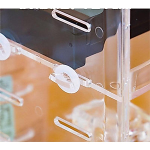 CONHENCI Large Capacity Rotating Acrylic 360 Degree Makeup Organizer 5 Layers Adjustable Cosmetic Storage Standr Best for Perfume Skincare Jewelry Display Dresser