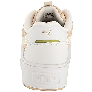 PUMA Women's Karmen Rebelle Van Life Sneaker, Granola-Alpine Snow White, 10