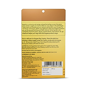 Dogsee Treatoy Yeti Toy Refill Pack 9.8oz (20 pc) | Himalayan Yak Cheese Dental Chew Nuggets | No Artificial Ingredients | Easily Digestible Dog Treats