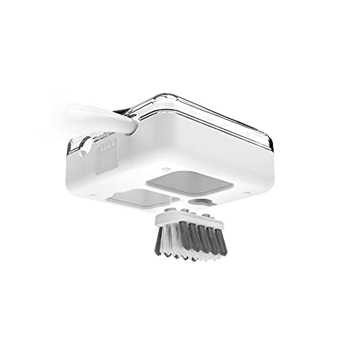Ooak Eco-Friendly V-Eco Toothbrush with a Replaceable Brush Head System with 1 Additional Replacement Head - Silver Chrome