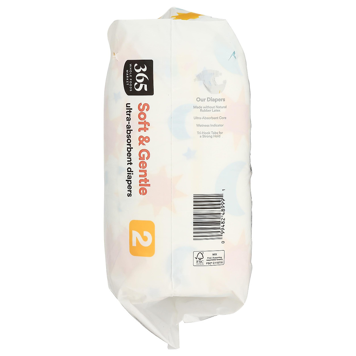 365 by Whole Foods Market, Size 2 Diapers, 36 Count