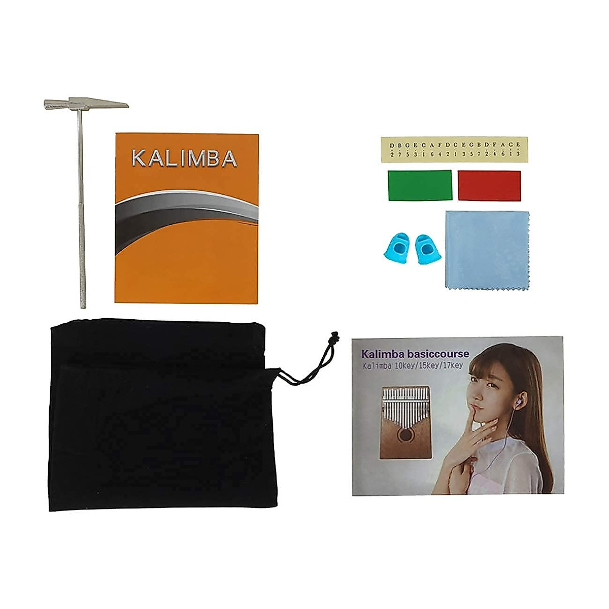 New Armrest Design Portable Solid Koa 17 Key Kalimba Thumb Finger Piano Calimba keyboard Musical Instrument for Boy girl children holiday gift with free bag music songbook tuning hammer stickss