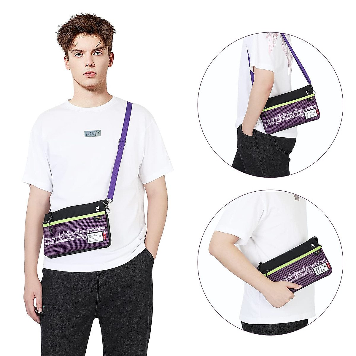 FIREFIRST X RADIO EVA - Evangelion Sacoche Shoulder Crossbody Bag