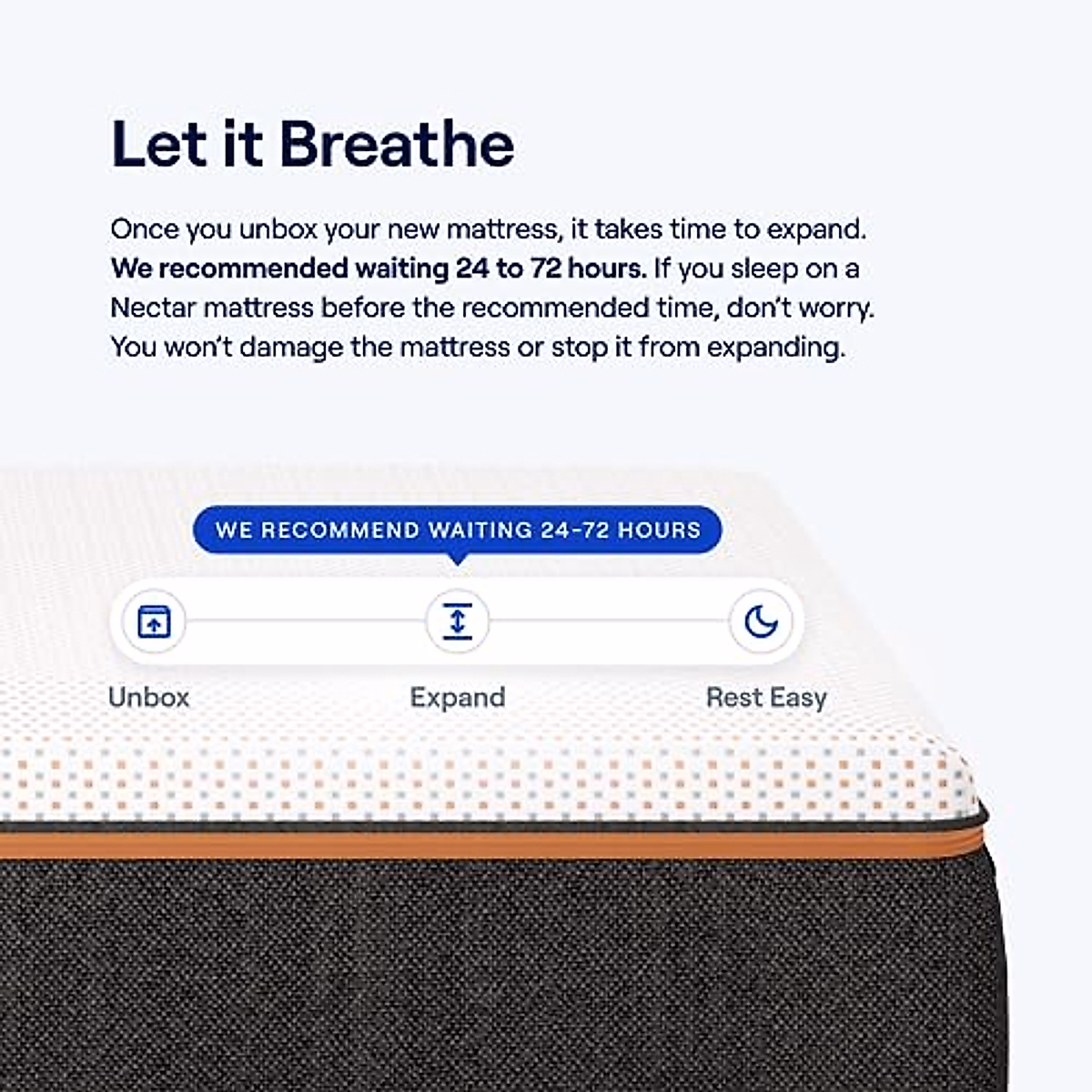 Nectar Premier Copper 14" Queen Mattress - Medium Firm Gel Memory Foam Mattress - 5 Layers of Comfort - Triple Action Cooling Tech - 365-Night Trial - Forever Warranty, 80"L x 60"W x 14"Th, White