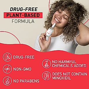 iRestore Advanced Hair Thickening Serum with Redensyl and Vitamins - Promotes Regrowth for Thinning and Balding Areas, All Hair Types, Men and Women (2oz / 60ml)