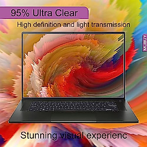 Tempered Glass Screen Protector for 17 Inch 16:10 Aspect HP/Dell/Sony/Samsung/Lenovo/Acer/MSI/Razer Blade/LG Gram 17" Laptop (14 7/16 x 9 1/16 Inch), 9H Hardness, Anti Fingerprint