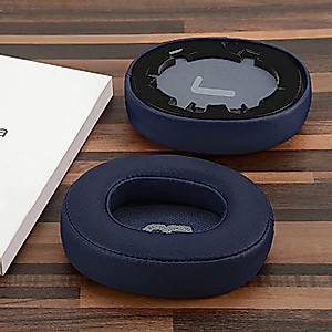 Geekria QuickFit Replacement Ear Pads for JBL Tune 700BT, Tune 750BTNC, Tune 710BT, Tune 720BT, Tune 760NC, Tune 770NC Wireless Over-Ear Headphones Ear Cushions,Ear Cups Cover Repair Parts (Blue)