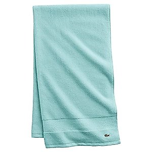 Lacoste Heritage Supima Cotton Bath Sheet, Mint, 35" x 70"