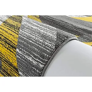 Rugs and Decor Metro/1003/2X3 area rugs, 2'x3' Actual Size is: 1'.11" x 2'.11" Door Mat, Yellow