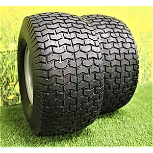 (Set of 2) (ATW-001) 20x10.00-8 Tires & Wheels 4 Ply for Lawn & Garden Mower (Compatible with Husqvarna)