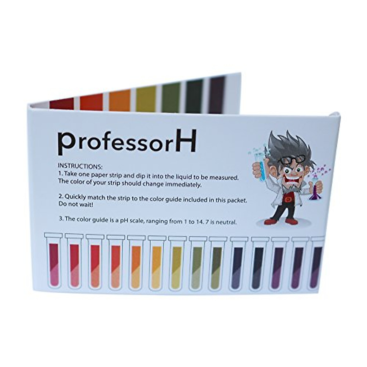 Litmus pH Test Strips | (pH 1-14), Universal Indicator, 2 Packs of 100 Strips. Test and Track Your Water, Diet, Saliva, Pool, Aquarium, Urine, and Soil.