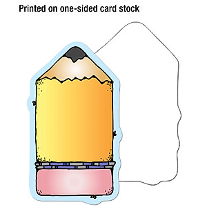 Carson Dellosa Chunky Pencils Cutouts, 36 Pencil Cutouts for Bulletin Board and Classroom Décor, Classroom Cut-Outs for Back to School, Bulletin Board Cutouts, Classroom Cutouts