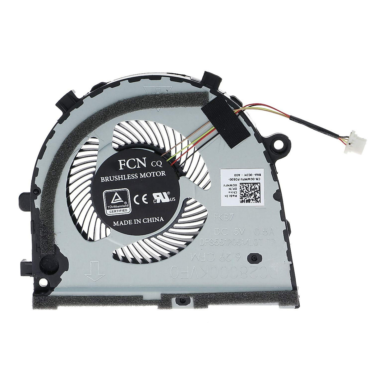 Replacement CPU & GPU Cooling Fan for Dell G3-3579 G5-5587 Gaming 0GWMFV 0TJHF2