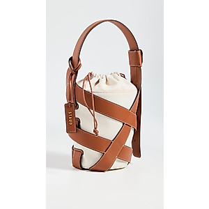 STAUD Women's Hive Bucket Bag, Cream/Tan, One Size