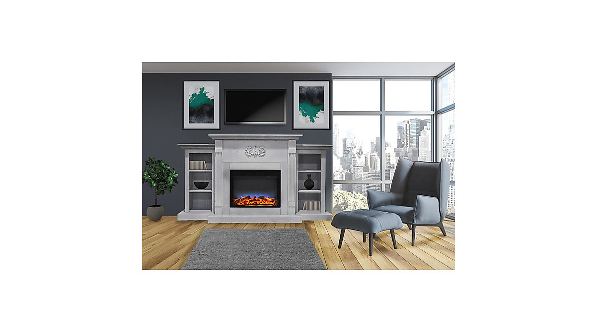 Hanover 72'' Classic Electric Fireplace - Stylish & Warm