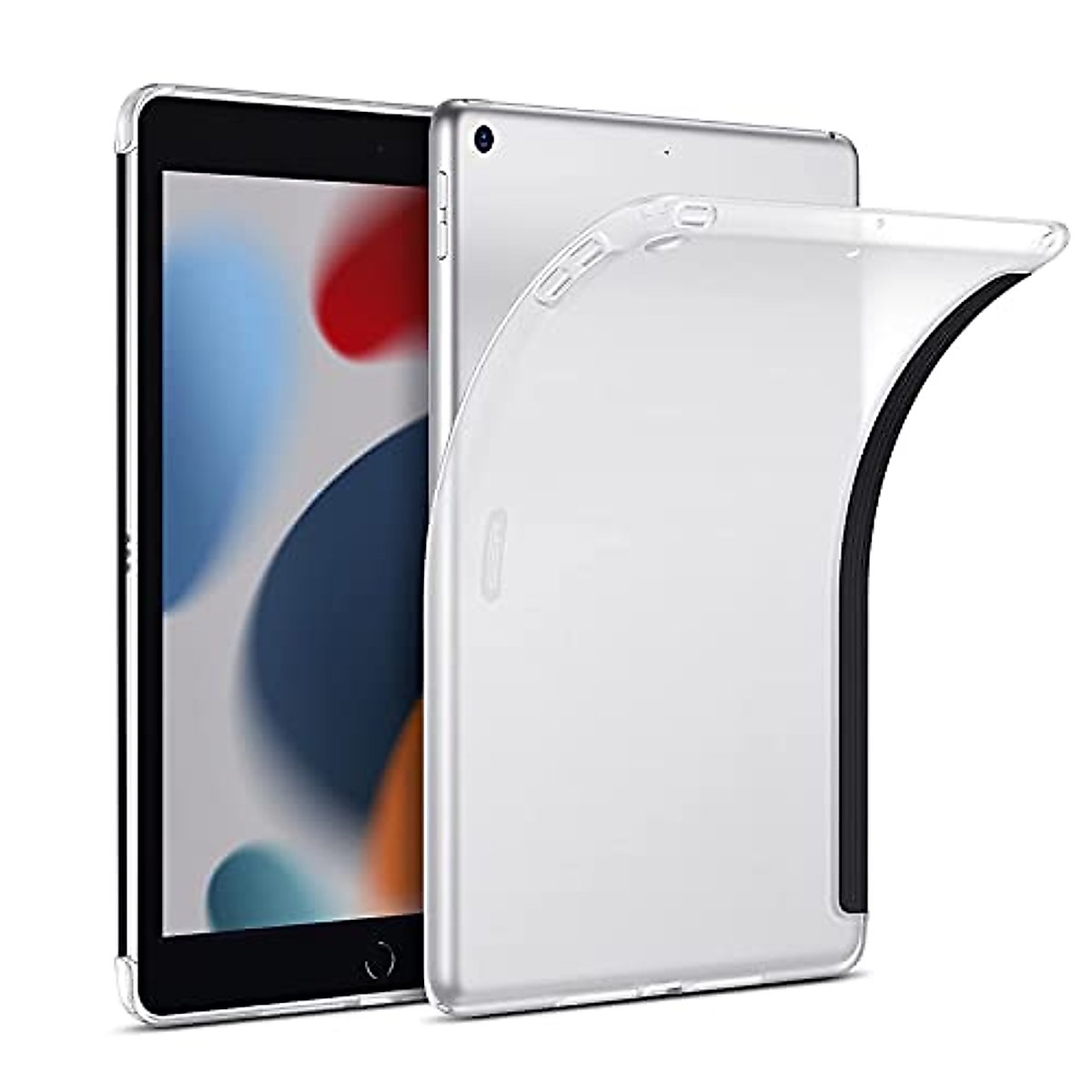 ESR for iPad Cases for 9 Generation, Matte TPU Shell Back Cover Compatible with iPad 9th/8th/7th Generation, Ful Protection, Slim and Lightweight, Translucent