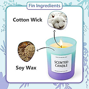 Candles, Scented Candles, Candles for Home Scented, Scented Candle Gift Set for Women, Soy Wax Candle, Mothers Day Gifts Jar Candle Ocean Breath