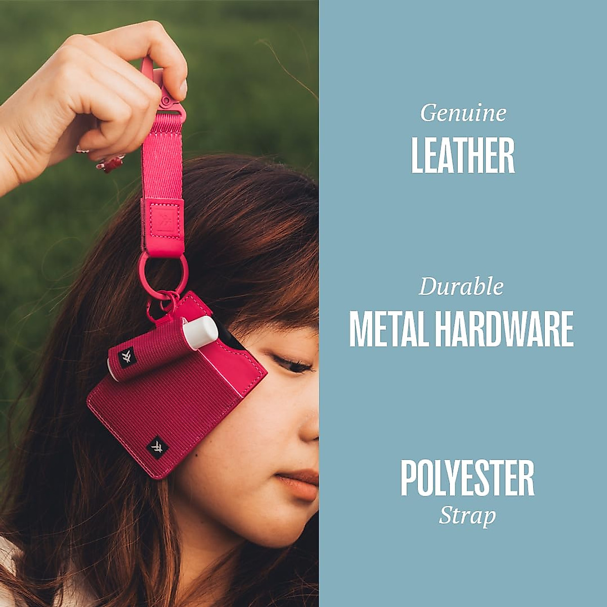 Cool Keychain Clip for Men & Women | Key Ring for Wallets & Keys (Swell)