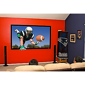 Elite Screens Sable Frame, 96-inch 2.35:1, Fixed Frame Home Theater Projection Projector Screen, ER96WH1-Wide