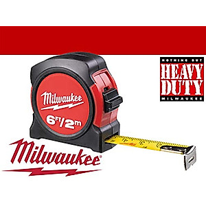 Milwaukee 045242468034 Tape Measure 2 m / 6 ft