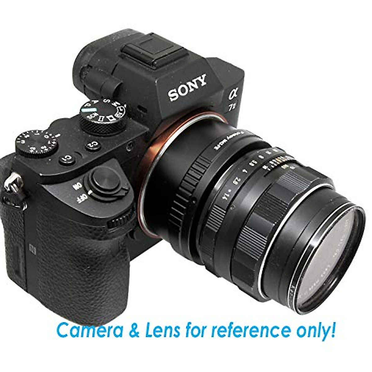 Fotasy Copper Adjustable M42 Lens to E Mount Adapter, 42mm Screw Mount to E Mount, Compatible with Sony a7 a7R a7s II III IV a9 a7c Alpha 1 a6600 a6500 a6400 a6300 a6100 a6000 a5100 a5000 a3500 ZV-E10