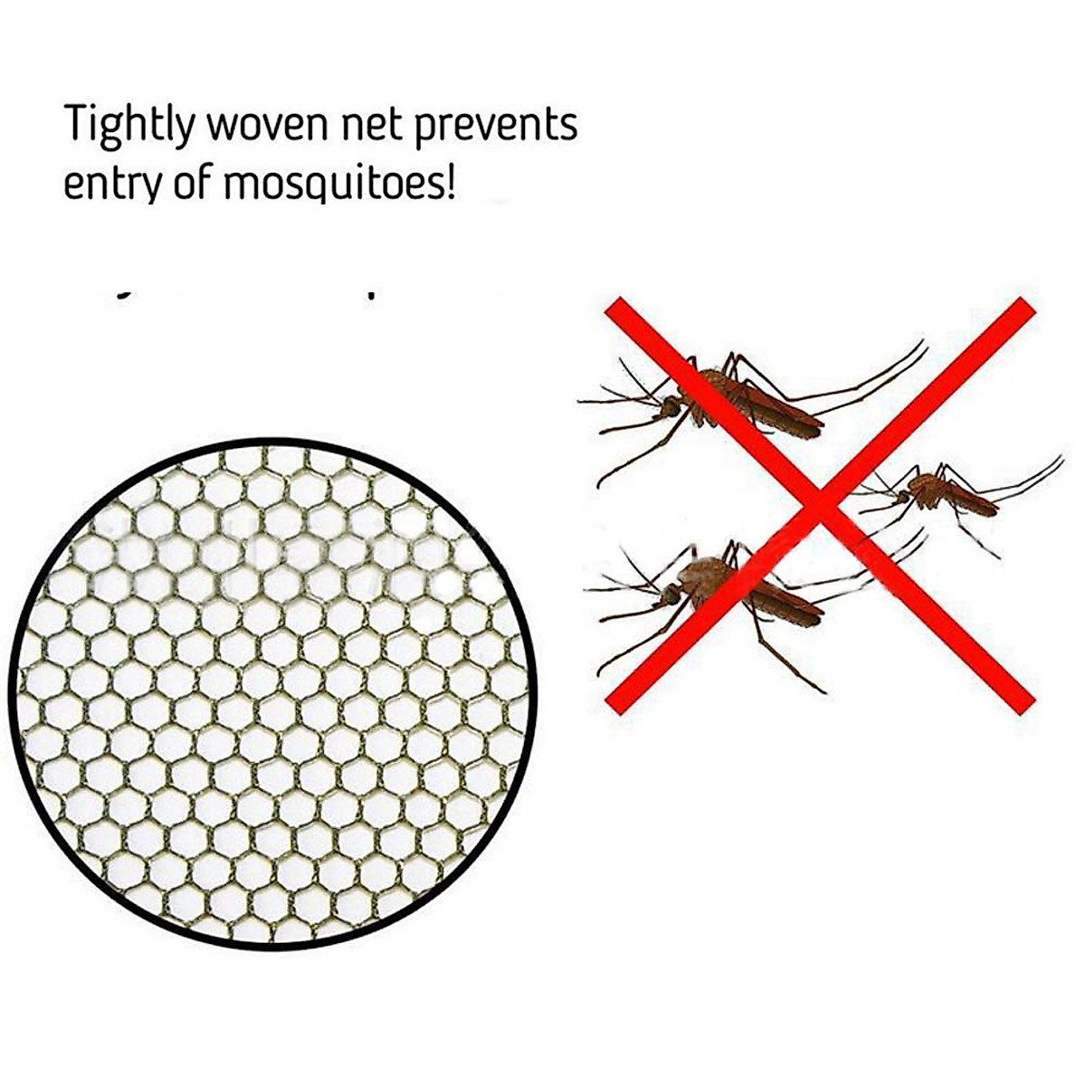 Mosquito Net for Single Camping Bed Blanket High Density Net for Travel Camping Fishing Hiking wiht 4 Pegs & a Carrying Bag Included (Color Black)