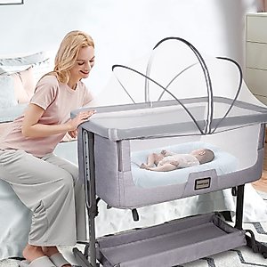 Beberoad Love Mosquito Net 2 Pack Stroller Mosquito Net & Bassinet Mosquito Net (White)