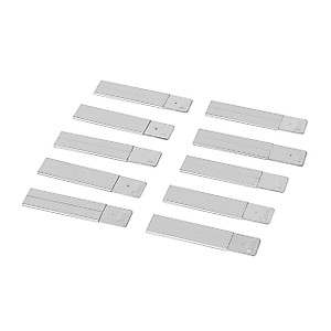 Internet's Best Box Cutter Utility Knife - Set of 10 - Retractable Razor Knife Set - Full Metal