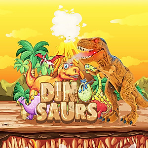 HYRENEE Remote Control Dinosaur Toy for Kids,Walking Dinosaur T-Rex Toy with Lights,Sounds & Spray, Realistic Walking Tyrannosaurus Rex Toy, Dinosaur Toys for Kids 3-5 5-7