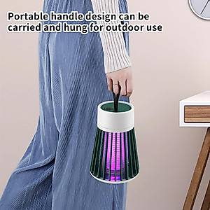 Mozz Guard Mosquito Zapper 2024, Mozzguard Mosquito Zapper, USB Charing and Low Noise, for Indoor, Home Garden, Camping, Picnic (Blue-3Pcs)