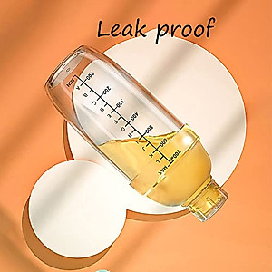 Cedilis 4 Pack Plastic Shaker Cocktail, 700cc / 24 oz Bar Tool for Milk Wine Mixing, Hand Drink Mixer with Scales, Clear Boba Tea Shaker Cup