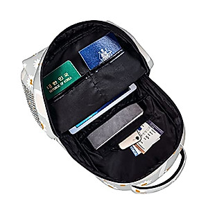 Juoritu Ducks Daisy Backpacks, Laptop Backpacks for Travel Work Gifts, Lightweight Bookbags for Men and Women