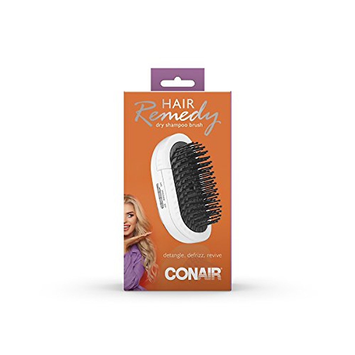 Conair Dry Shampoo Brush; Detangle, Defrizz, Revive with the Hair Remedy Dry Shampoo Brush by Conair
