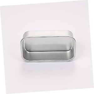 UPKOCH 4pcs Mini Oven Stainless Steel Bakeware Mini Cake Molds Bread Toast Mould Loaf Pan for Meatloaf Baking Bread Kitchen Supplies Household Baking Plate Small Bread Brownie Tray Muffin