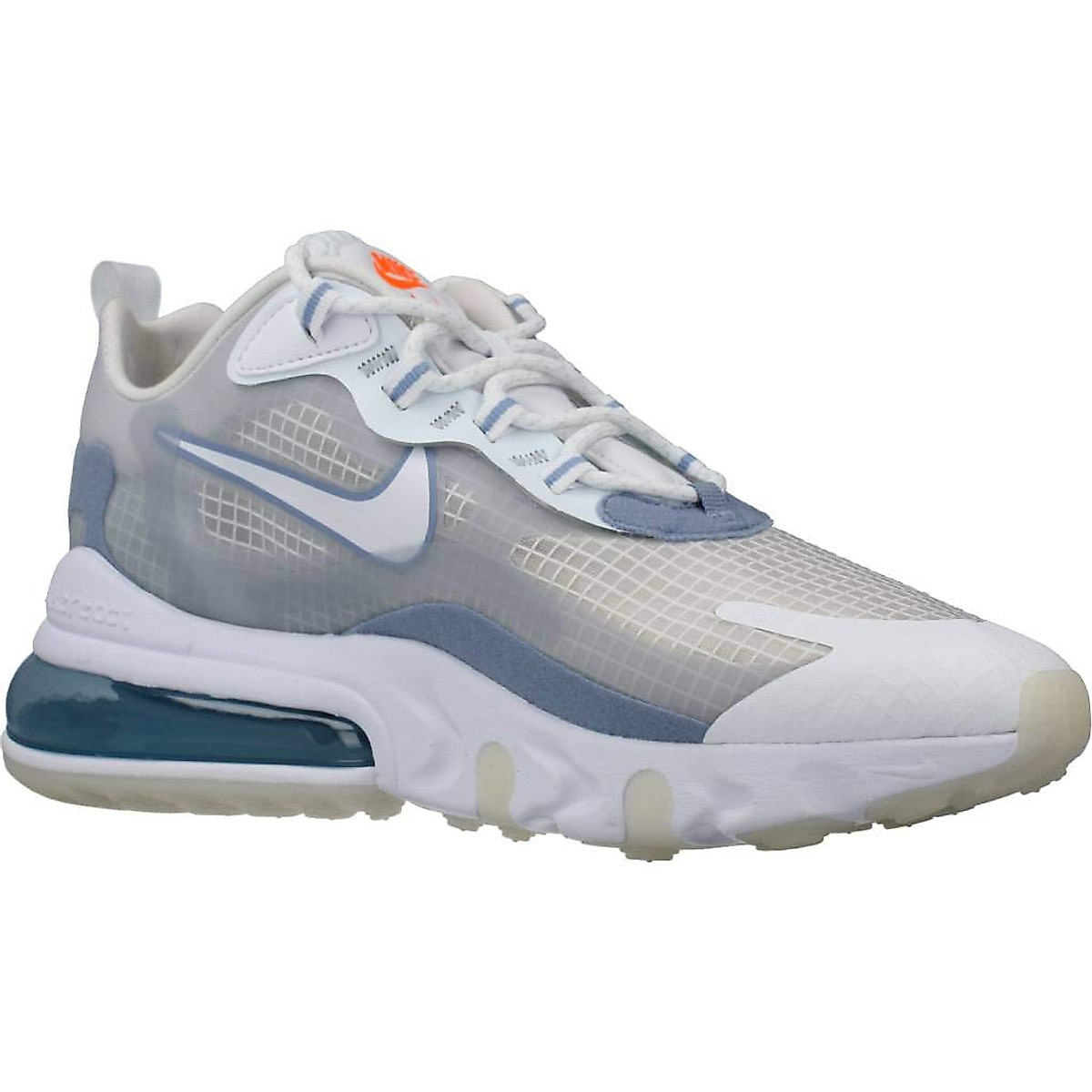 Nike Air Max 270 React Mens Running Trainers CT1265 Sneakers Shoes (UK 11 US 12 EU 46, White Pure Platinum 100)