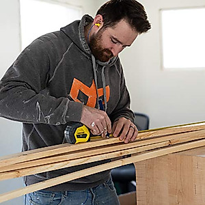 Plugfones Basic Earplug-Earbud Hybrid - Noise Reducing Earphones - Yellow